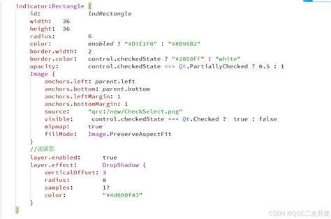 QML项目实战自定义CheckBox qml checkbox CSDN博客