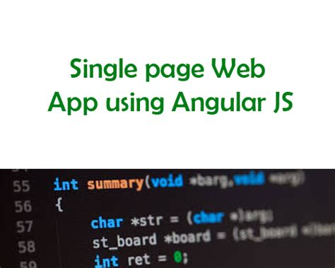 Single Page Web App Using Angular Js ~ Coding Workspace