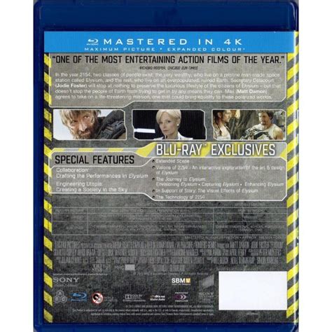 Elysium極樂帝國2154 2013 Blu ray 香港版 興趣及遊戲 音樂樂器 配件 音樂與媒體 CD 及