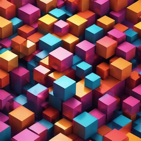 Premium Photo Abstract 3d Rendering Of Cubes