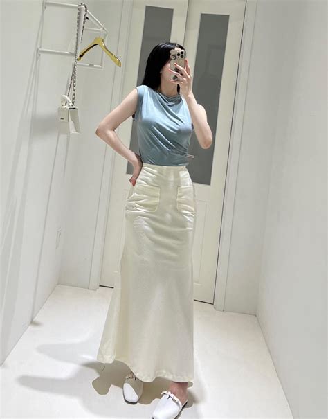 선주문폭주드레이프티오피스룩하객룩데이트룩 루비 셔링 반목 나시 4color 에이블리