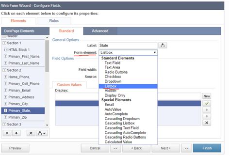 Tables List With Single Choice Tables Views And Relationships