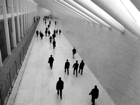 People Walking In Oculus Hub New York Editorial Image Image Of