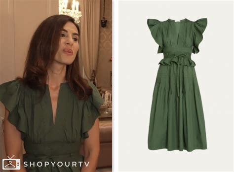 Good Morning America April 2024 Lama Hasans Green Peplum Midi Dress