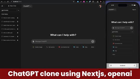 create a chatgpt clone using next js openai firebase and tailwind css full tutorial youtube