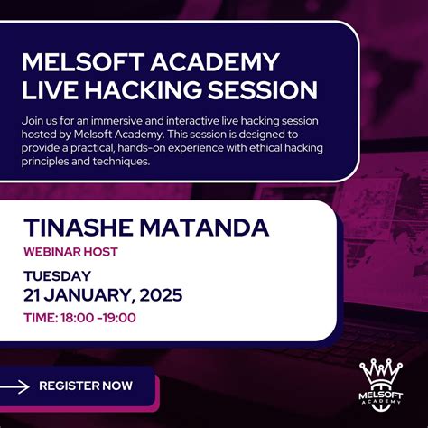melsoft academy on linkedin melsoftacademy ethicalhacking cybersecurity livesession