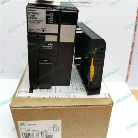 Jual Omron Plc Cpu Unit CJ2H CPU64 Jakarta Barat Darren Elektrik Tokopedia