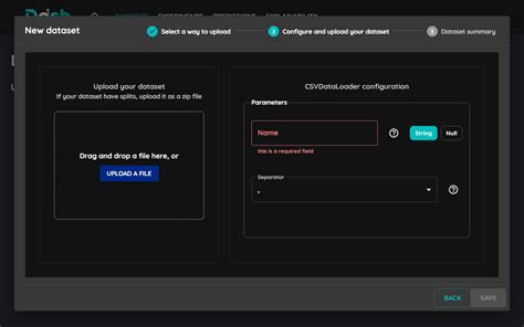 Upload A Dataset — Dashai 004 Documentation