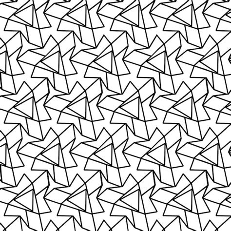 premium vector vector seamless pattern with triangular line shape