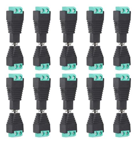 Adaptador De Conector De Alimenta O Dc E Plugue F Mea De Mercadolivre