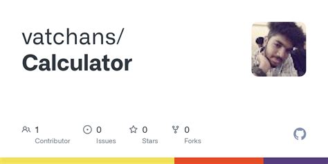 GitHub Vatchans Calculator