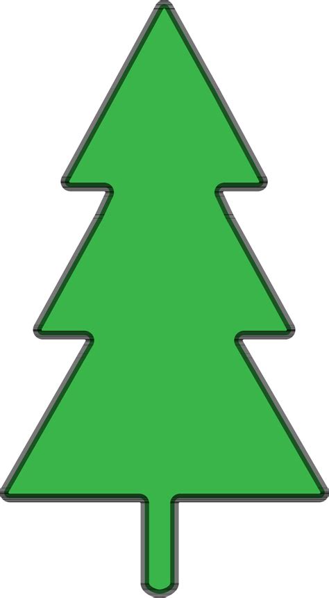 Isolated Green Tree Icon 24336226 Vector Art At Vecteezy