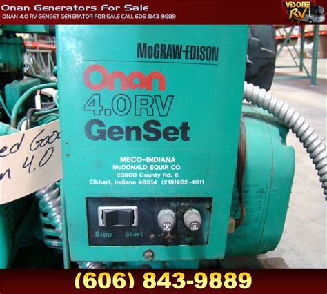 Onan 6 5 Rv Genset Generator At Luis Silva Blog