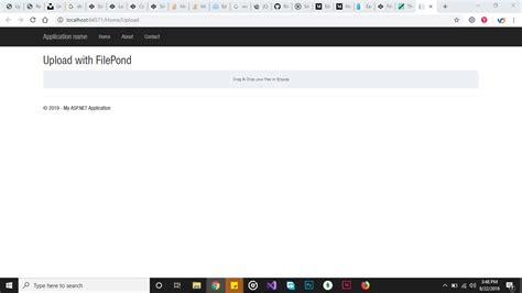 Using Filepond To Upload Files With Aspnet Mvc 5 By Edwards Moses Medium