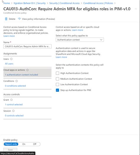 Azure Ad Conditional Access Authentication Context Now Also Available