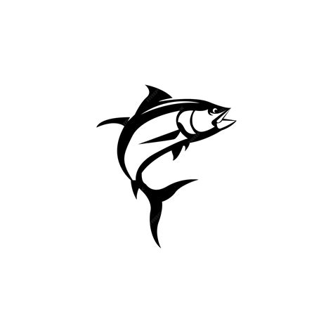 Premium Vector Tuna Fish Icon Logo Vector Design Template