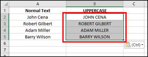 4 ways to automatic uppercase in excel without formula