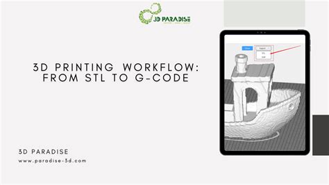 3d Printing Workflow From Stl To G Code
