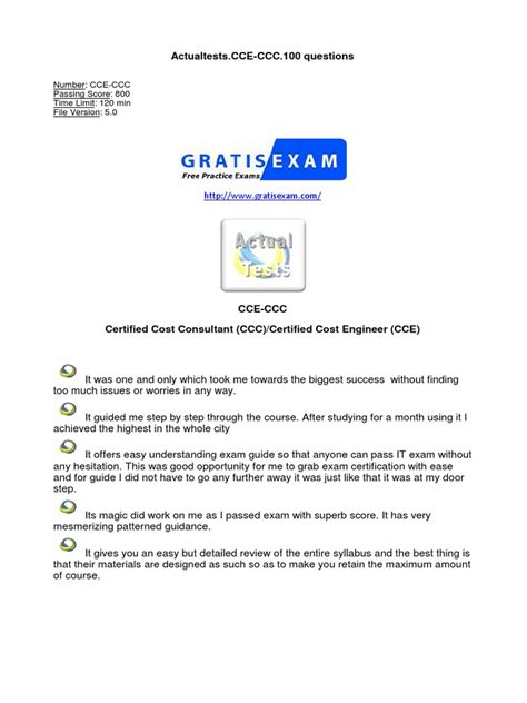 Ccp Actual Test Module A Pdf Depreciation Expense