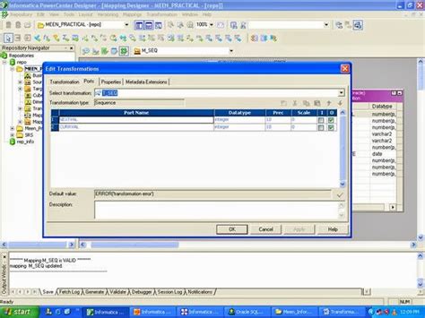 Sequence Generator In Informatica