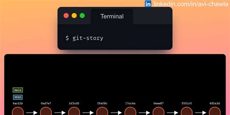 visualize commit history of git repo with beautiful animations