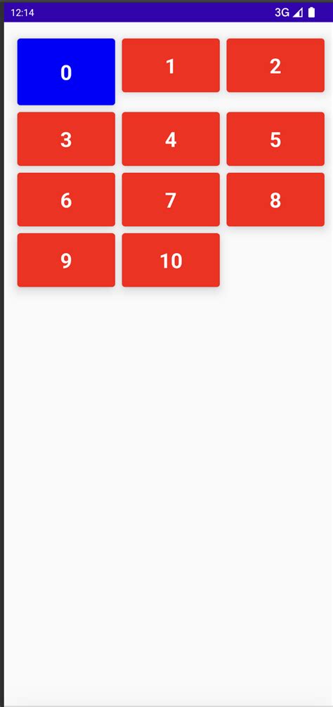 Android How To Make All The Items In The Lazyverticalgrid To The