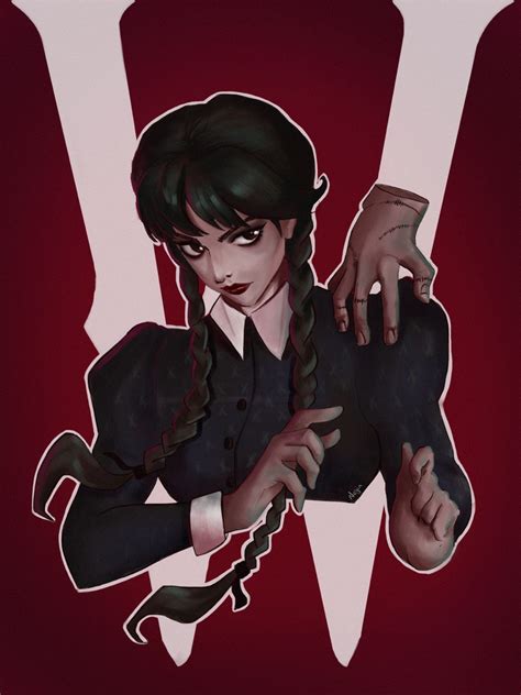 Wednesday Addams Fan Art By Me Rfanart