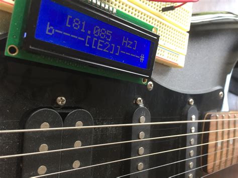 guitar tuner with an arduino 8 steps with pictures instructables