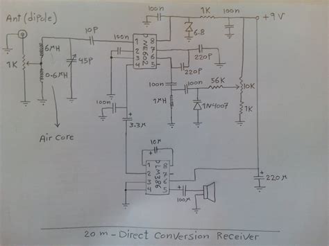 Equipment Design Receiver Using A Ne602 Oscillator Mixer Not Working