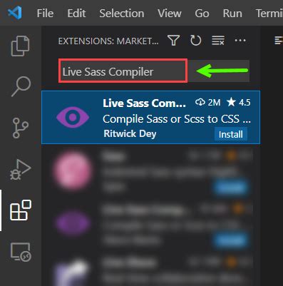 How To Compile Sass Scss To Css In Visual Studio Code Coding Campus