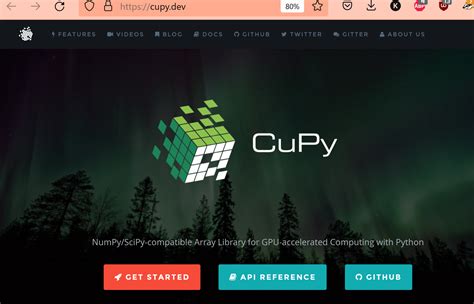 CuPy のインストールWindows 上