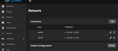 Unable To Change Static Ip Address On Ports TrueNAS General TrueNAS Community Forums