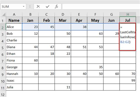 How To Find The Last Cell With Value In A Row In Excel Excel Insider