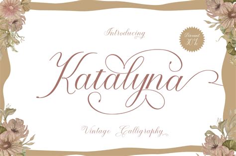 Katalyna Script Font By · Creative Fabrica