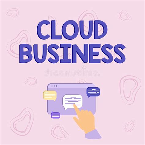Text Sign Showing Cloud Business Conceptual Photo Computing That Relies On Shared Computing
