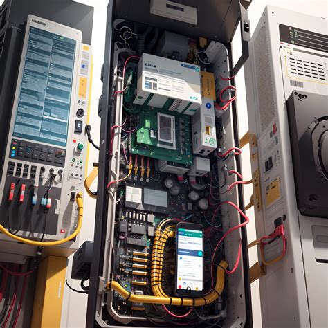 상자 안에 있는 컴퓨터와 기타 전자 장비의 클로즈업 Seaart Ai