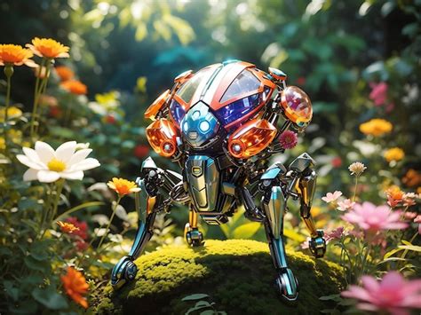 Premium Photo Design The Robot To Resemble A Bioluminescent Insect