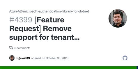 Feature Request Remove Support For Tenant Profiles Issue Azuread Microsoft