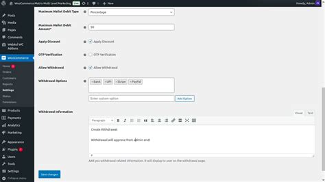 User Guide For WooCommerce Matrix Multi Level Marketing