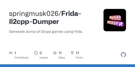 github springmusk026 frida il2cpp dumper generate dump of il2cpp games using frida