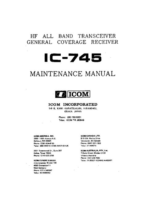 Icom R75 Manual Hf 50 Mhz All Mode Communications Receiver Icom Icoma S Latest Wide Band