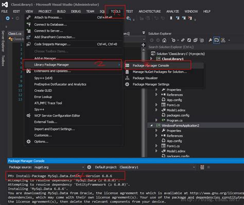 Vs2012 Ef6x Mysql 开发环境搭建问题 终结篇eftools613forvs2012msi Csdn博客