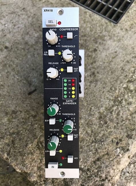 SSL XR418 SSL4000 Dynamics Module XLogic SuperAnalogue X Rack Reverb