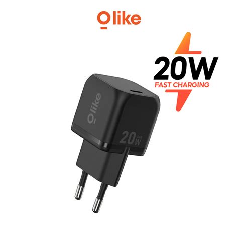 Jual Olike Quick Mini Charger Iphone Pd Gan20 Type C Kabel C To Lightning Fast Charging 20w