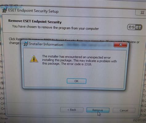 Cannot Uninstall Endpoint Security Eset Endpoint Products Eset Security Forum