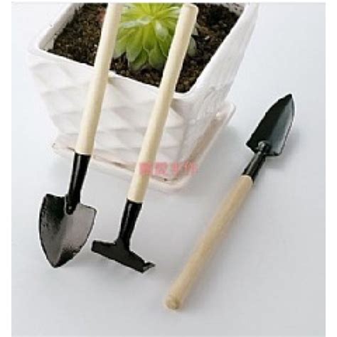 園藝工具三件套迷你園林工具小鐵鏟耙鍬植物盆栽種花小工具（囍愛手作） 蝦皮購物