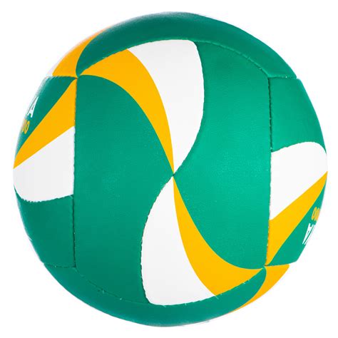 Beach Volleyball Bvb900 Fivb Green Yellow Kipsta Decathlon