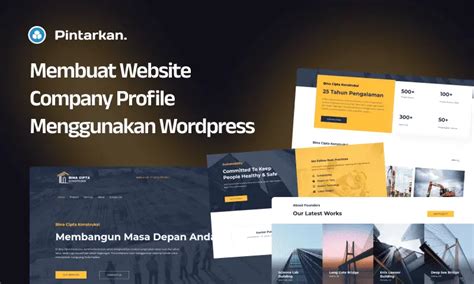 Kursus Membuat Website Company Profile Menggunakan Wordpress Pintarkanid
