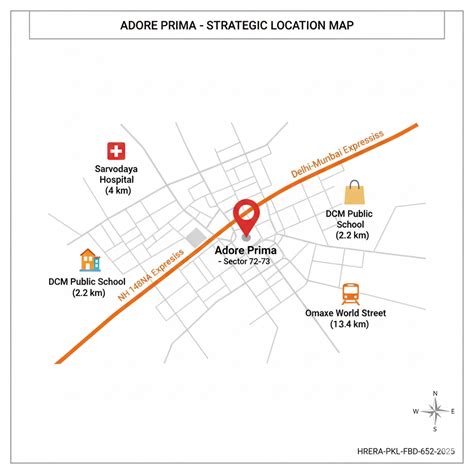 Adore Prima 2 Sector 72 73 Faridabad Call 7827507332 2 Bhk And 4 Bhk