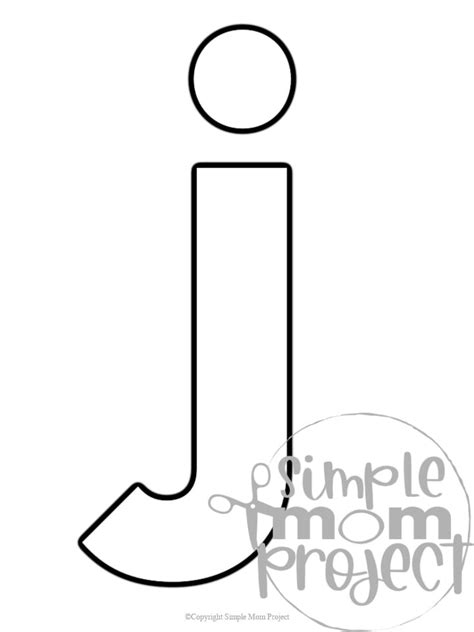 lowercase j
